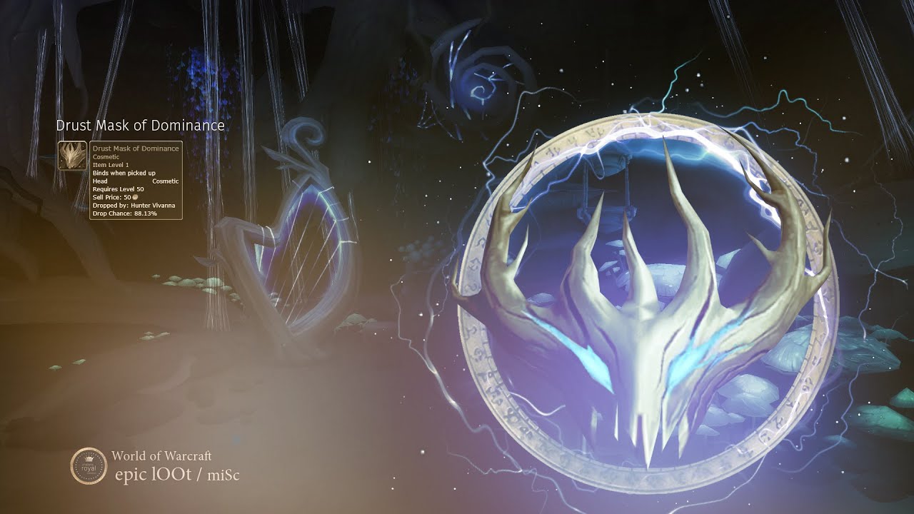 Drust Mask of Dominance Transmog from Hunter Vivanna in Ardenweald ...