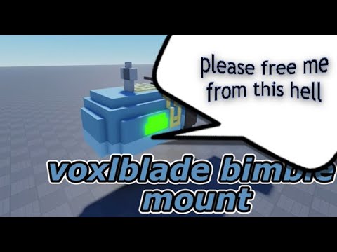 ROBLOX fanmade Voxlblade mount (Bimble The Whale Mount) - YouTube