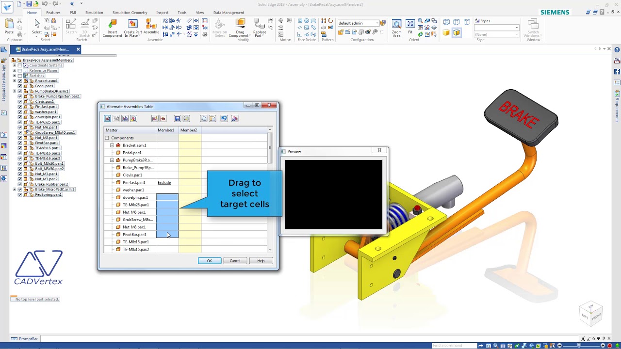 How to use Copy Paste in Solid Edge Tables - YouTube