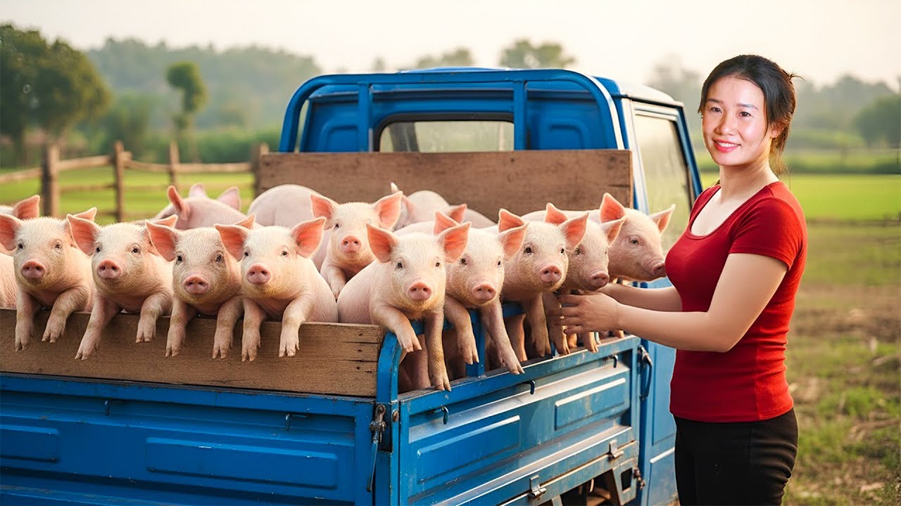 Raising Over 100 Newborn Piglets Life and Work on the Farm | Farm Farm ...