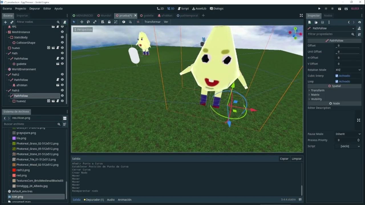 Godot | How to use Path and Path2d Nodes Follow Path 3d - YouTube