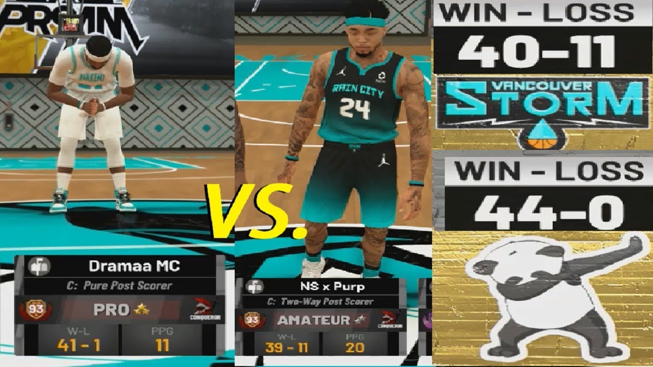 NBA 2K19 Pro Am vs. 93 OVR Pure Post Scorer With 44-0 Record - YouTube