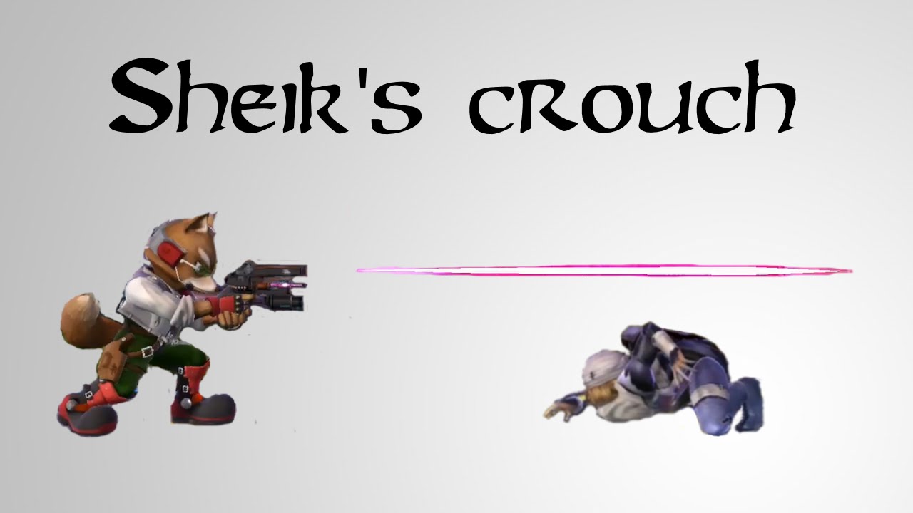 Sheik's crouch: What she can duck under - YouTube