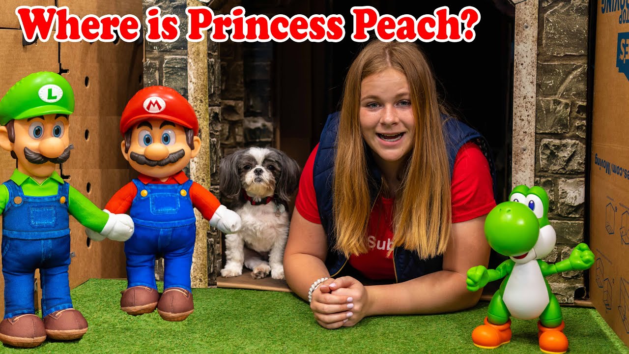 Assistant Searches Tunnels & Box Fort for Princess Peach with Super ...