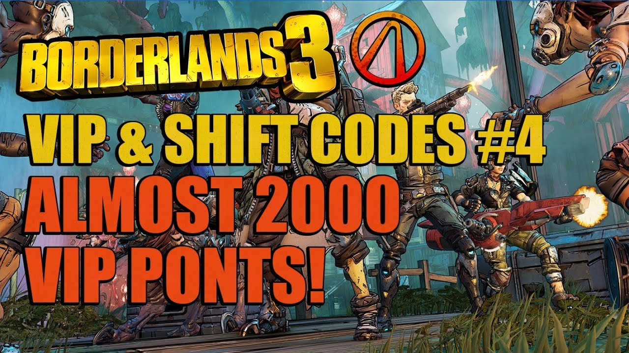Borderlands 3 VIP & Shift Codes #4 Almost 2000 VIP Points! - YouTube