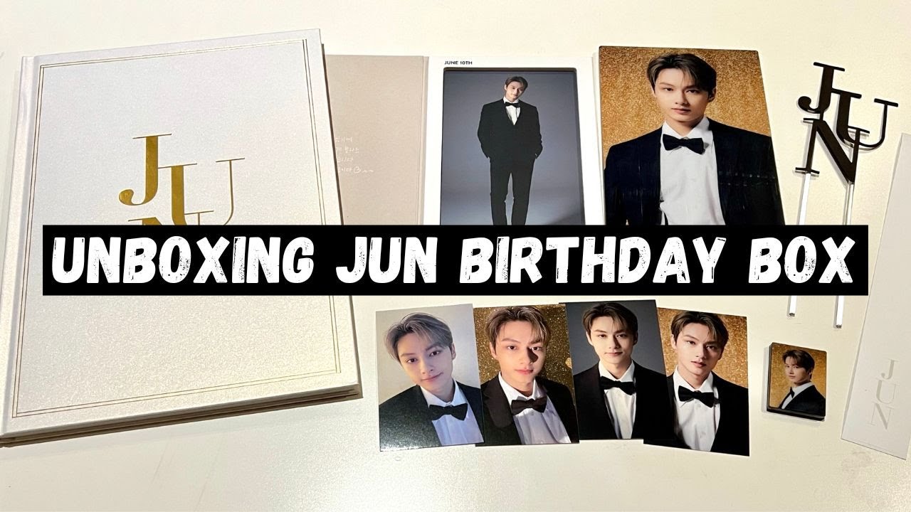 Unboxing Jun's Birthday Box - YouTube