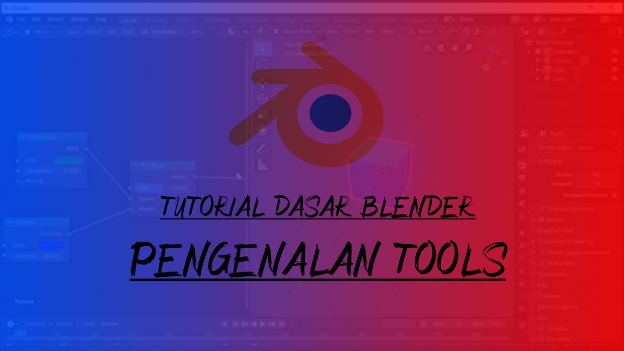 tutorial dasar blender part 2 - pengenalan tools - YouTube