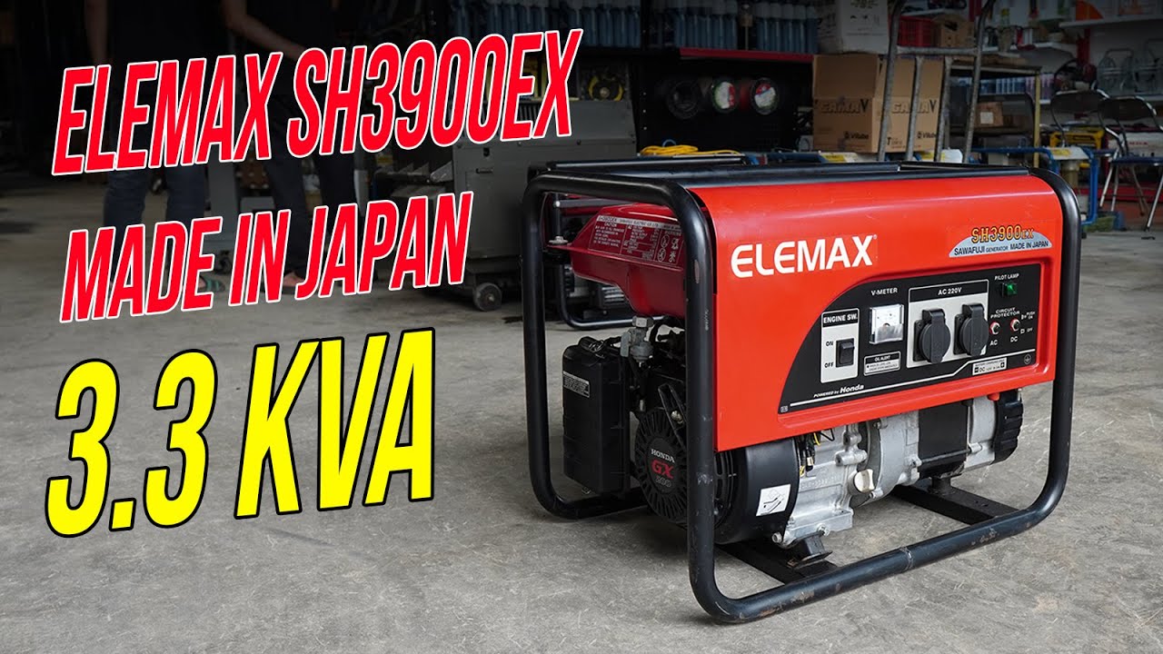 Tiếp Tục Về Siêu Phẩm Elemax SH3900Ex Công Suất 3.3Kva Cực Đẹp Mới 90% Giá LẠi RẺ - YouTube