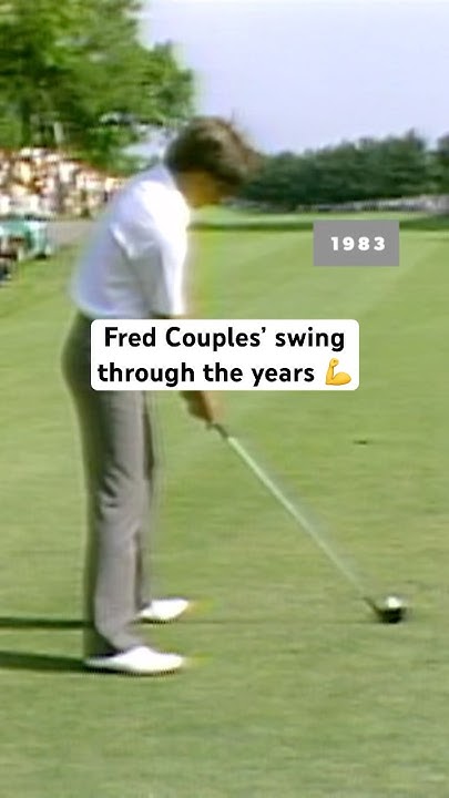 Fred Couples' swing through the years 🤩 - YouTube