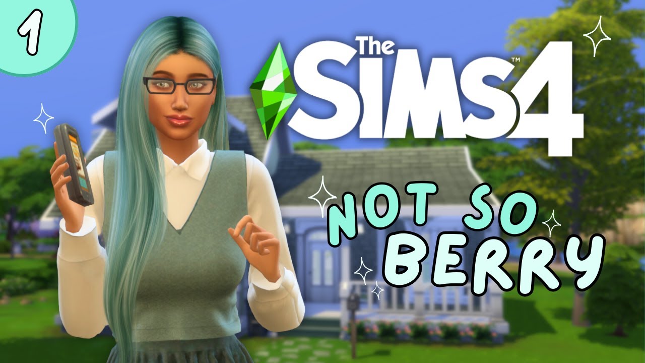 the sims 4: not so berry challenge 🌿🩵🍵 mint #1 - YouTube