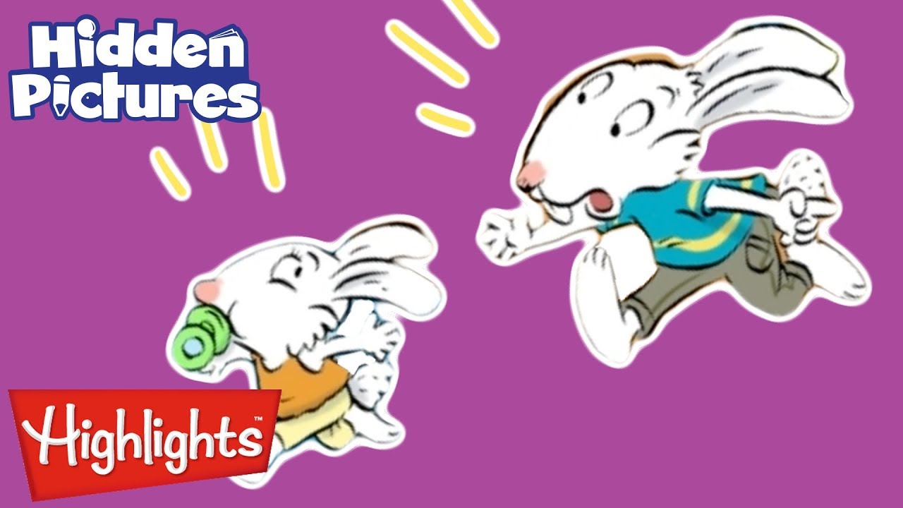 BUNNY PARTY | Hidden Pictures Puzzles | Kids Videos | Highlights - YouTube