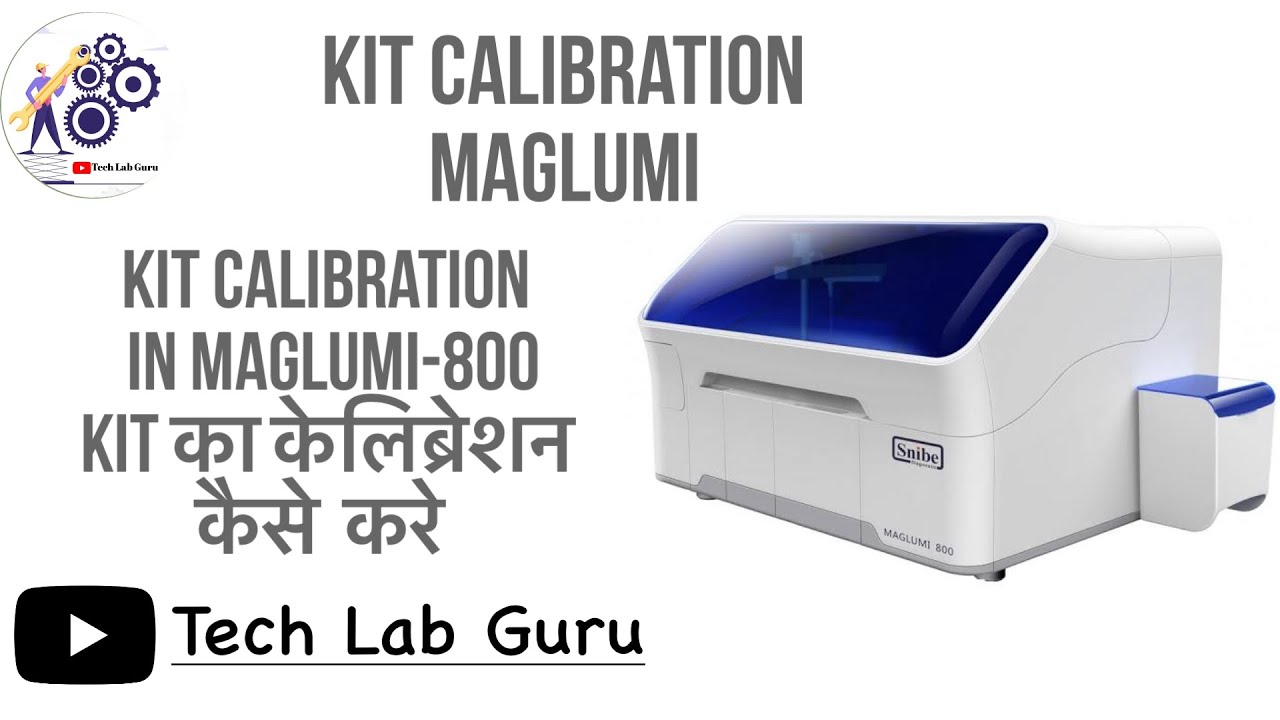 Kit calibration assay calibration maglumi-800 - YouTube