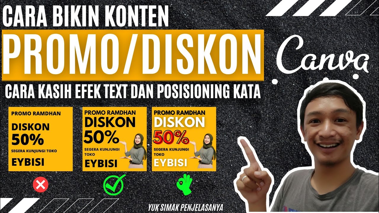 Cara Buat Konten Promo, Diskon Di Instagram dan Fb cuma Modal Hp ...