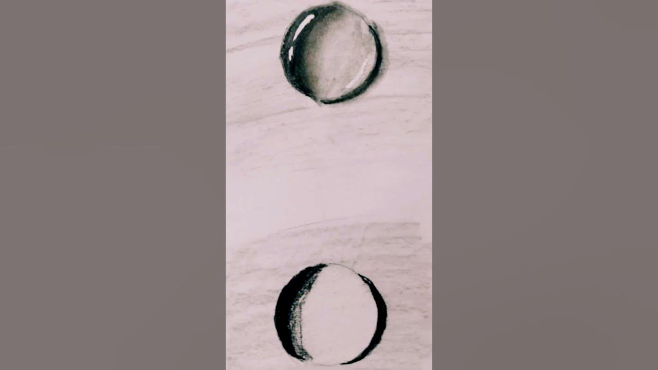 how to make realistic water drop :tutorial #shorts - YouTube