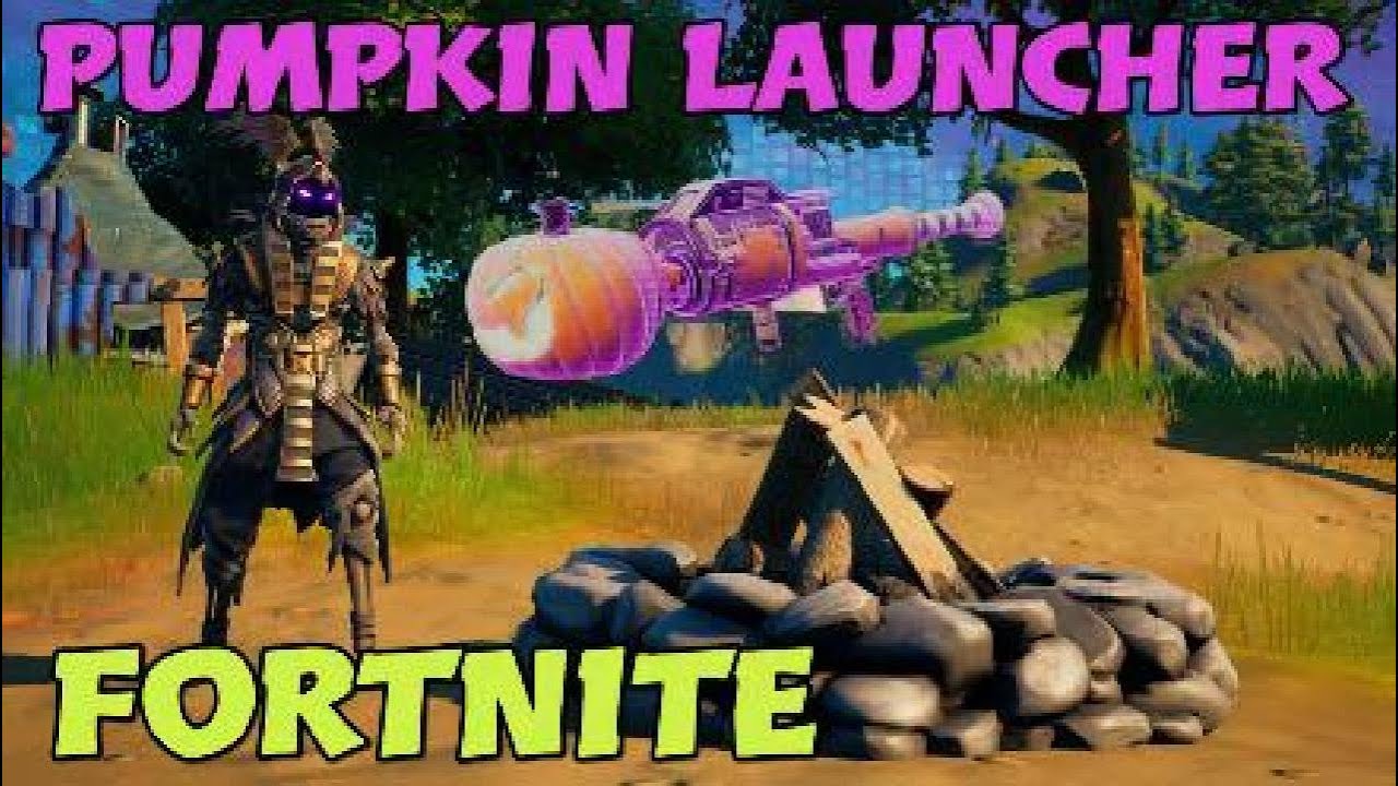 Pumpkin Launcher where to buy one, Fortnitemares, Fortnite Season 8 ...