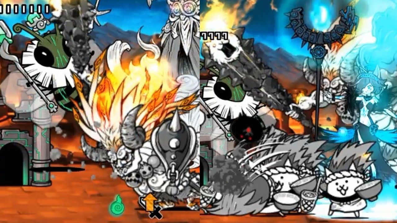 Battle Cats - The Eldest Queen + Manju Gameplay - YouTube