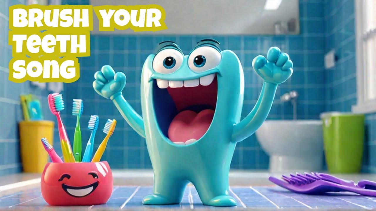 Brush Your Teeth Song | Fun Dental Hygiene Song for Kids | @GoodysKids ...