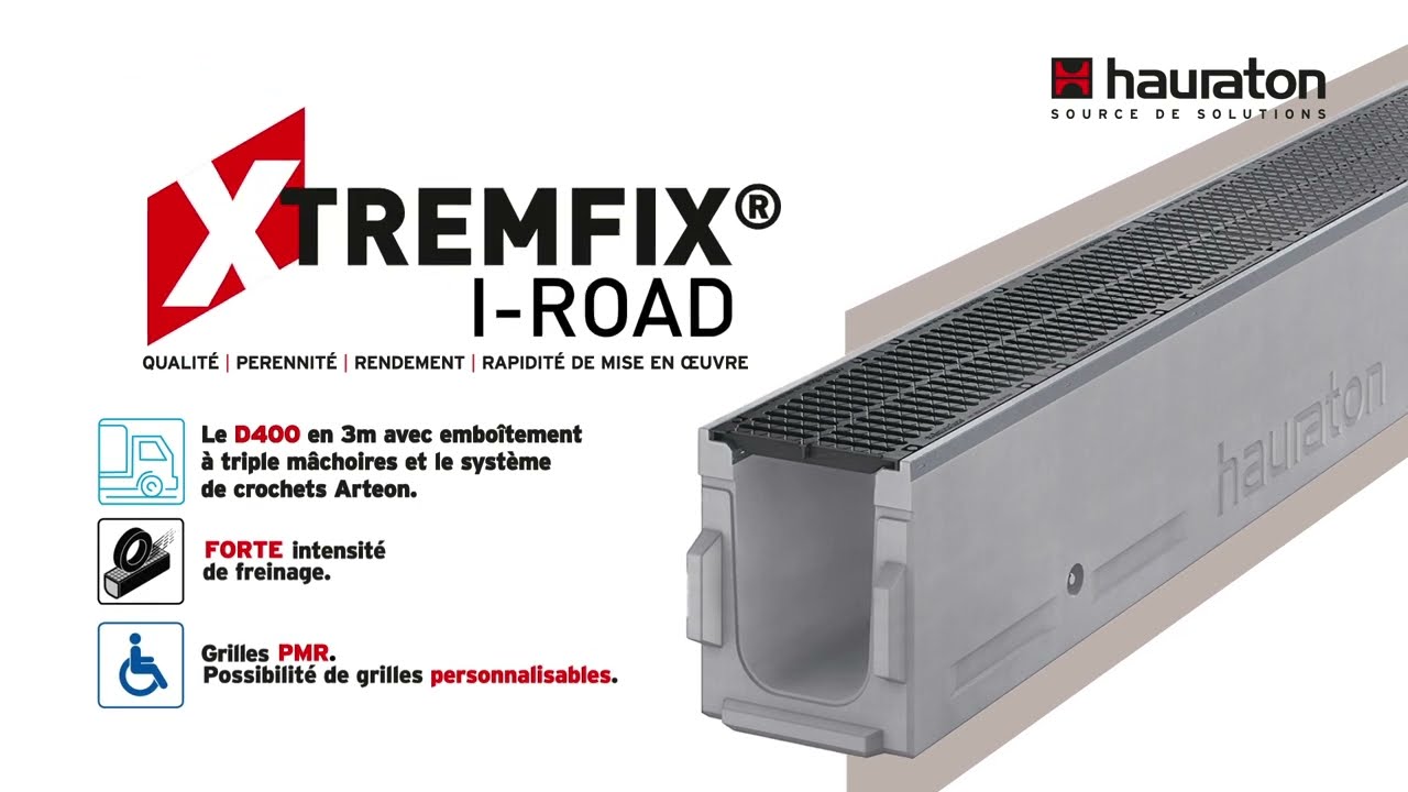 Hauraton - Xtremfix I-Road - YouTube