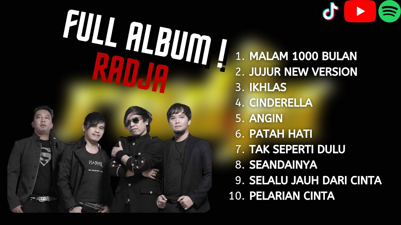 FULL ALBUM RADJA BAND - YouTube