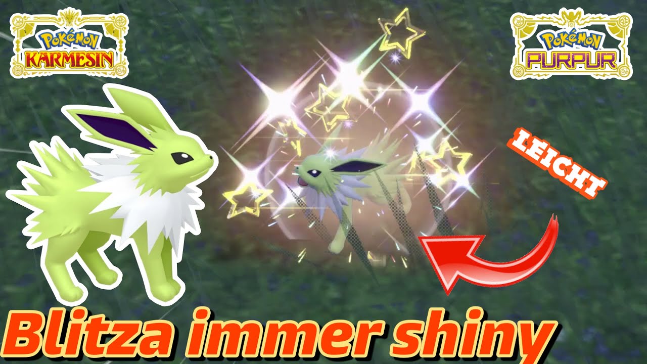 So fangt ihr SUPER EINFACH *Shiny* Blitza in Pokemon Karmesin und ...