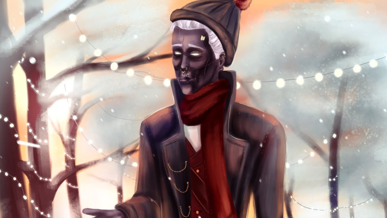 First Snow | Krita Speedpaint - YouTube