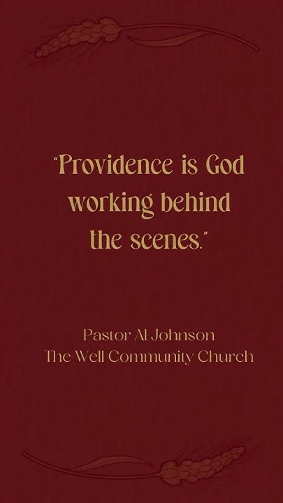 What is providence? - YouTube