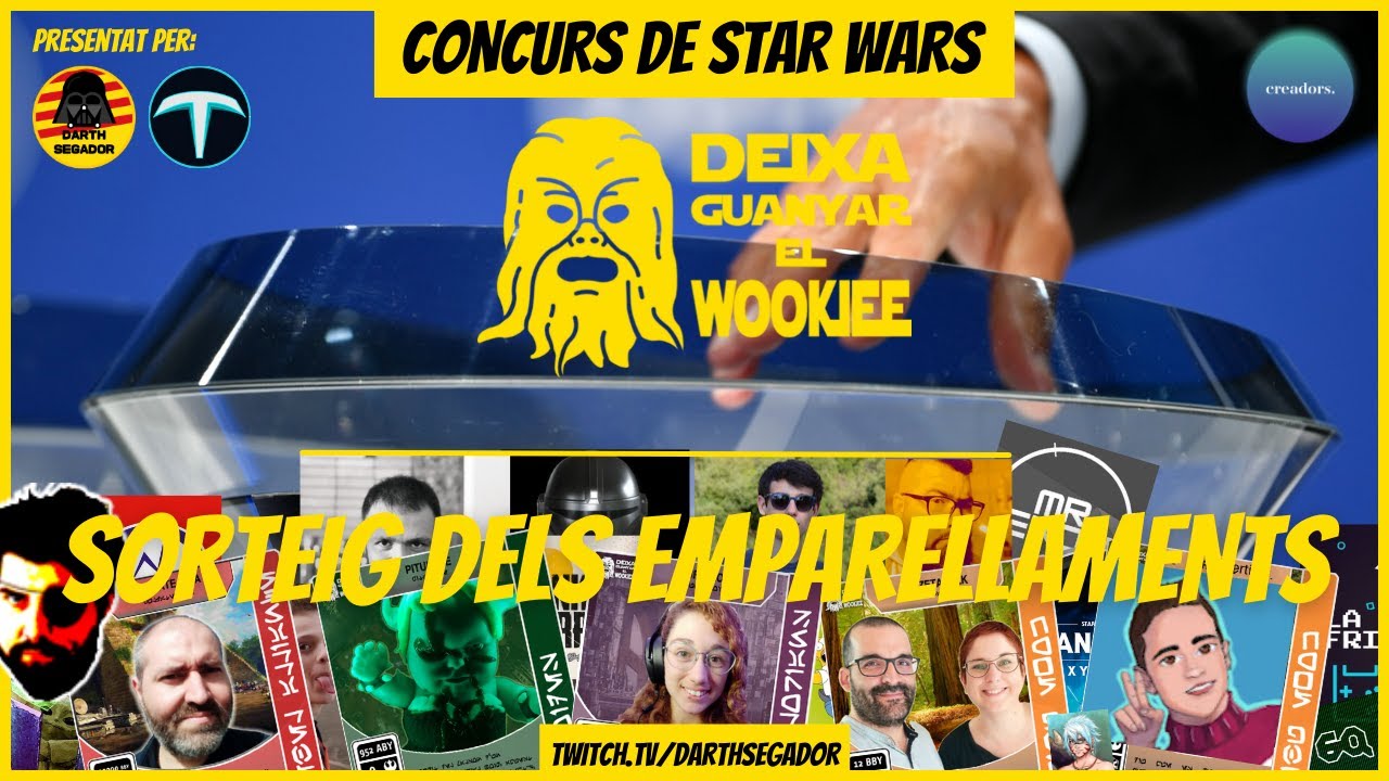SORTEIG dels emparellaments del CONCURS de STAR WARS # ...