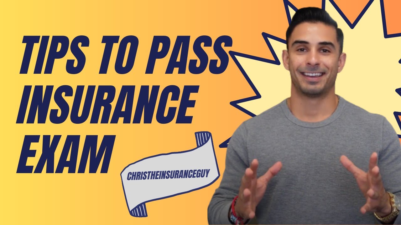 Tips to GUARANTEE You Pass the Insurance Exam! - YouTube