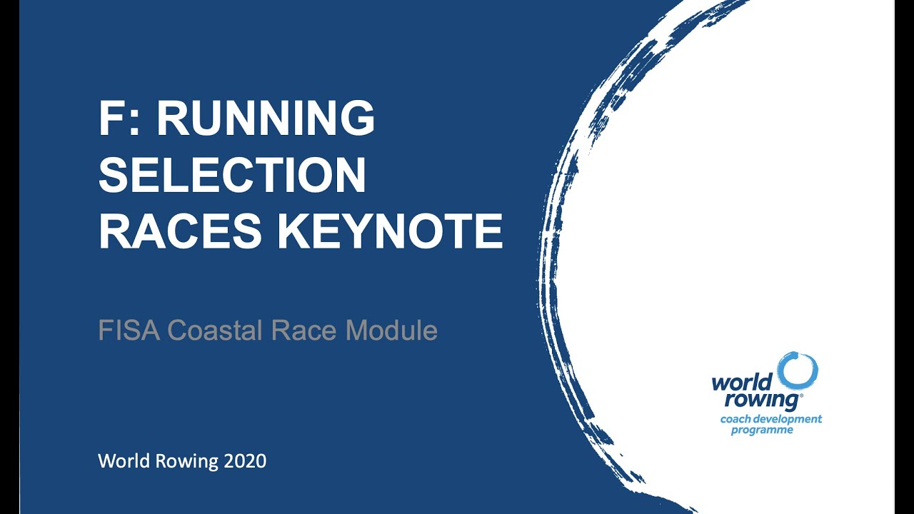 Coastal Rowing - Running a selection race for beach sprint (#13) - YouTube