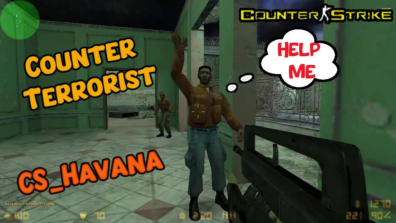 Counter Strike 1.6 Gameplay | Counter Terrorist | cs_Havana - YouTube