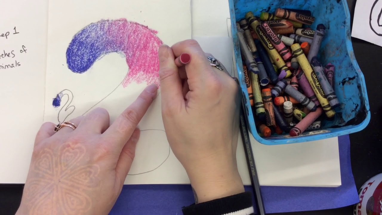 2020 Crayon Resist Part 1 - YouTube