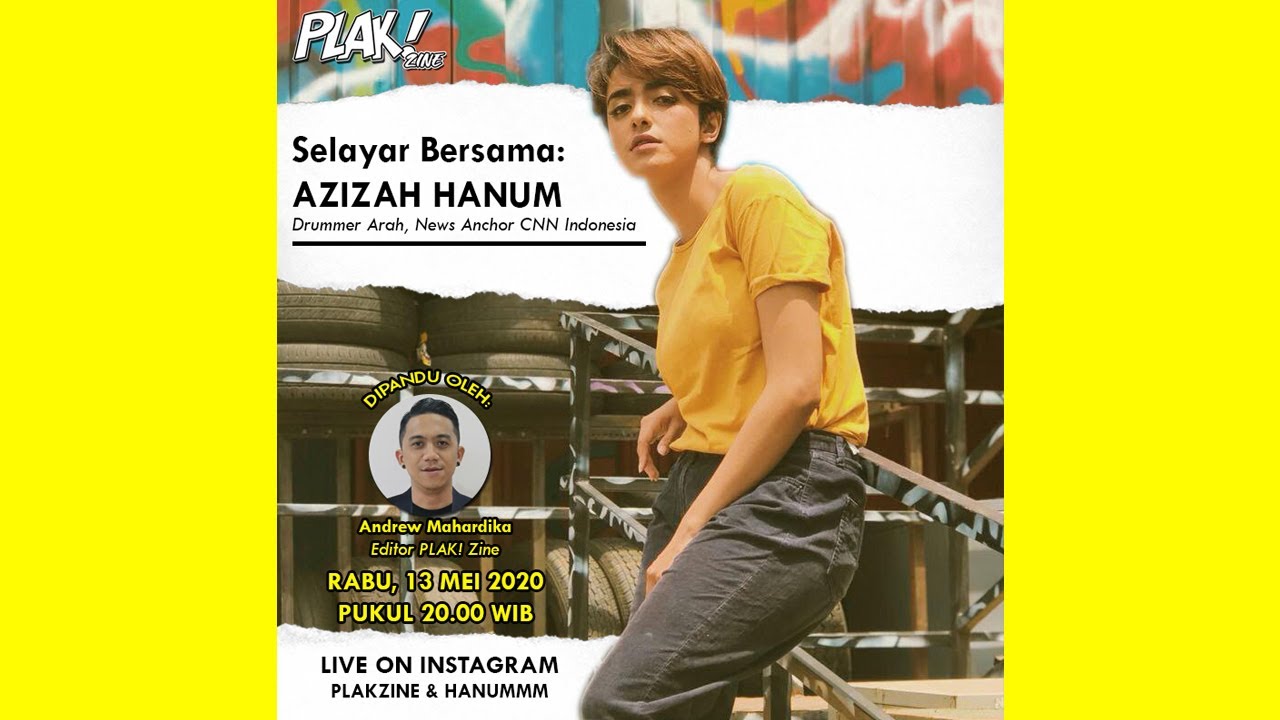 Selayar Bersama: Azizah Hanum (Drummer ARAH, News Anchor CNN Indonesia ...