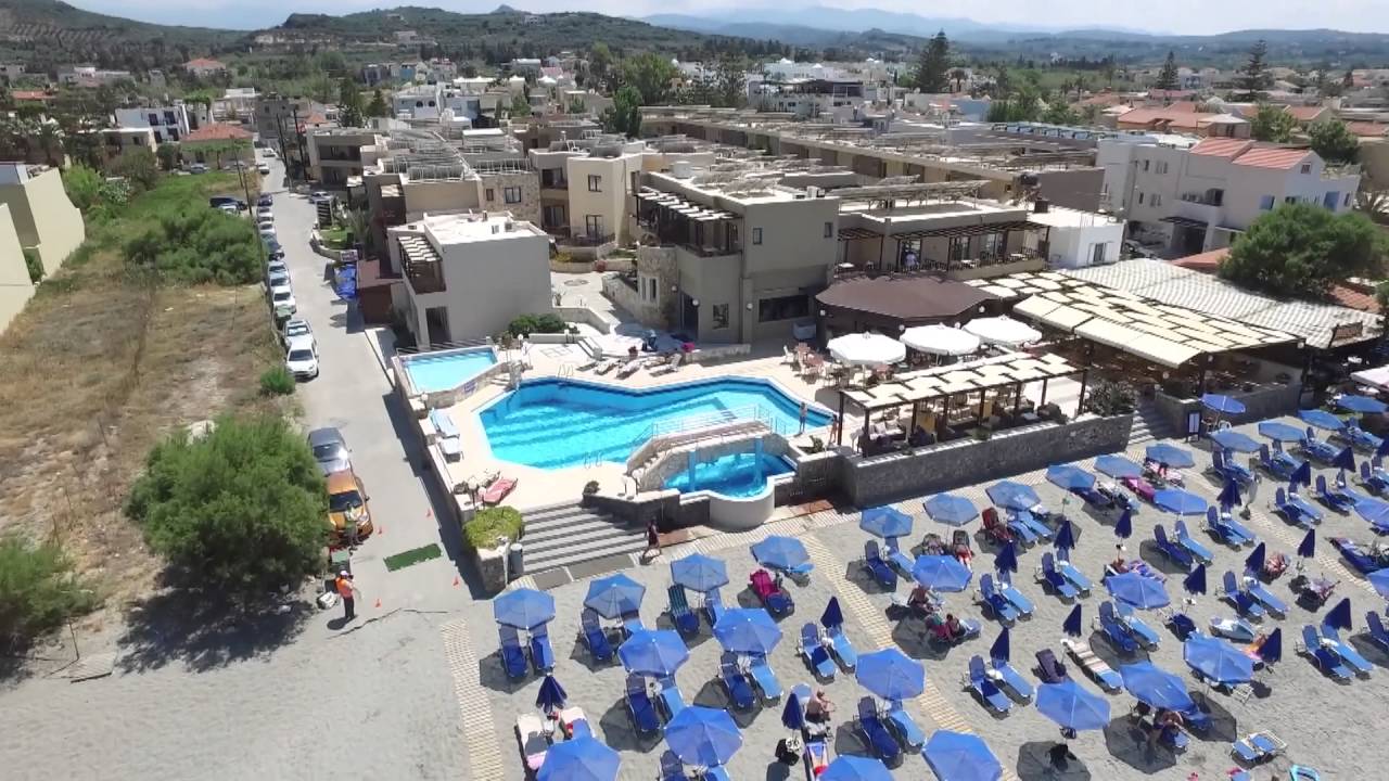Indigo Mare Hotel | Platanias Chania Crete - YouTube