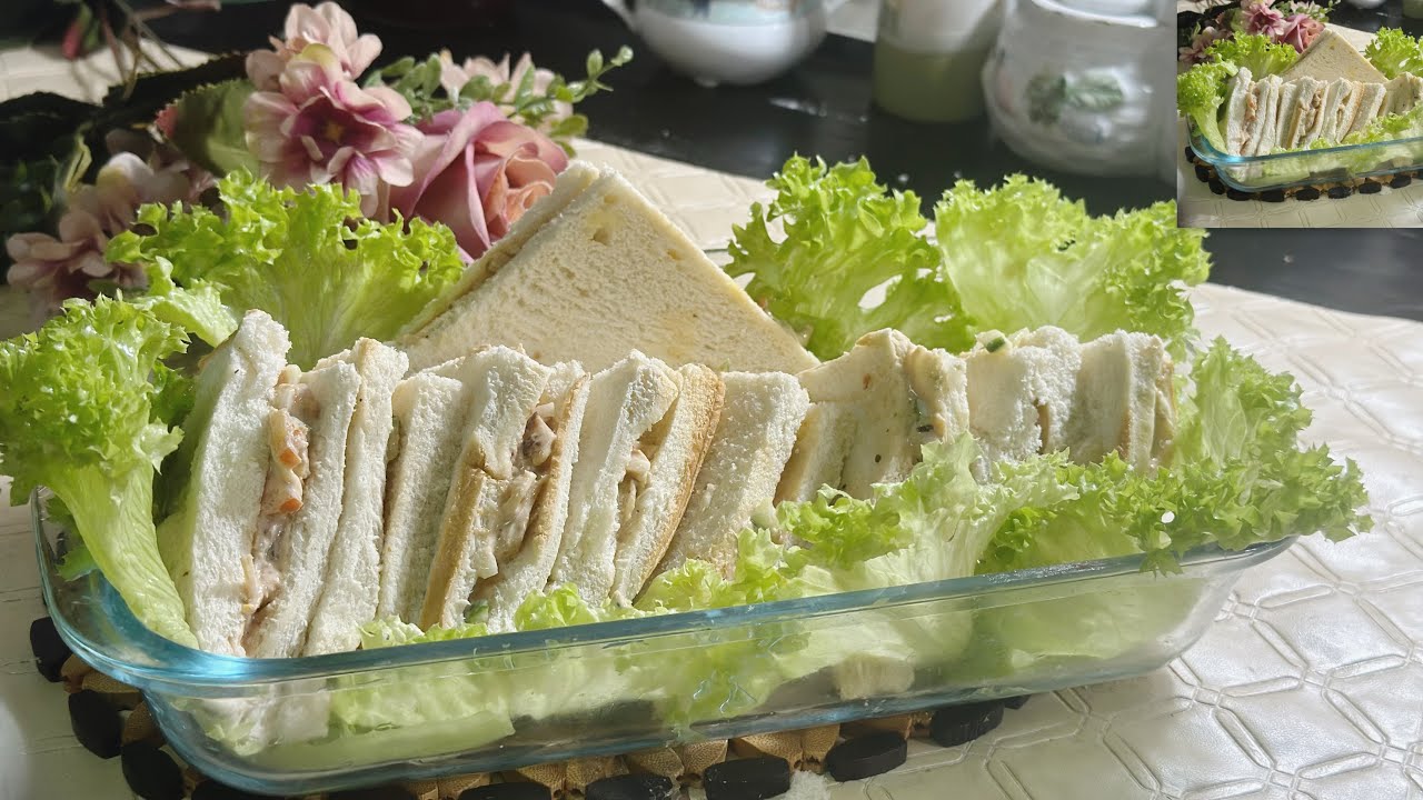 Cold Sandwich (Chicken and vegetables )!!!!Lunchbox Ideas!! Cold ...