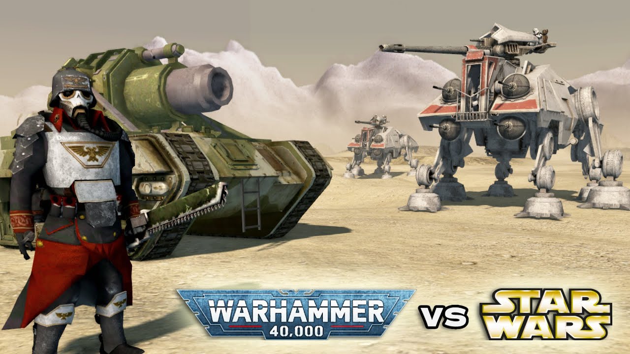 WARHAMMER 40K vs STAR WARS: Death Korps of Krieg vs Clone Troopers ...