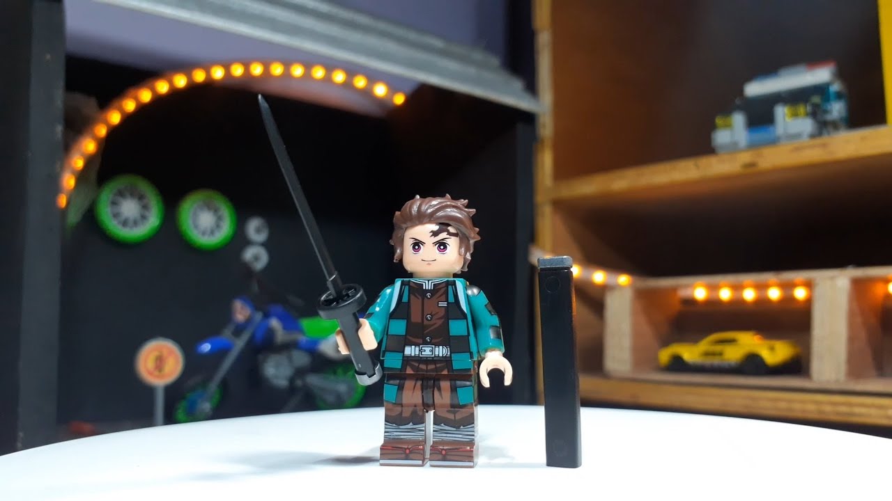 LEGO Minifigure Tanjiro Kamado automatoc fit | Demon Slayer ...
