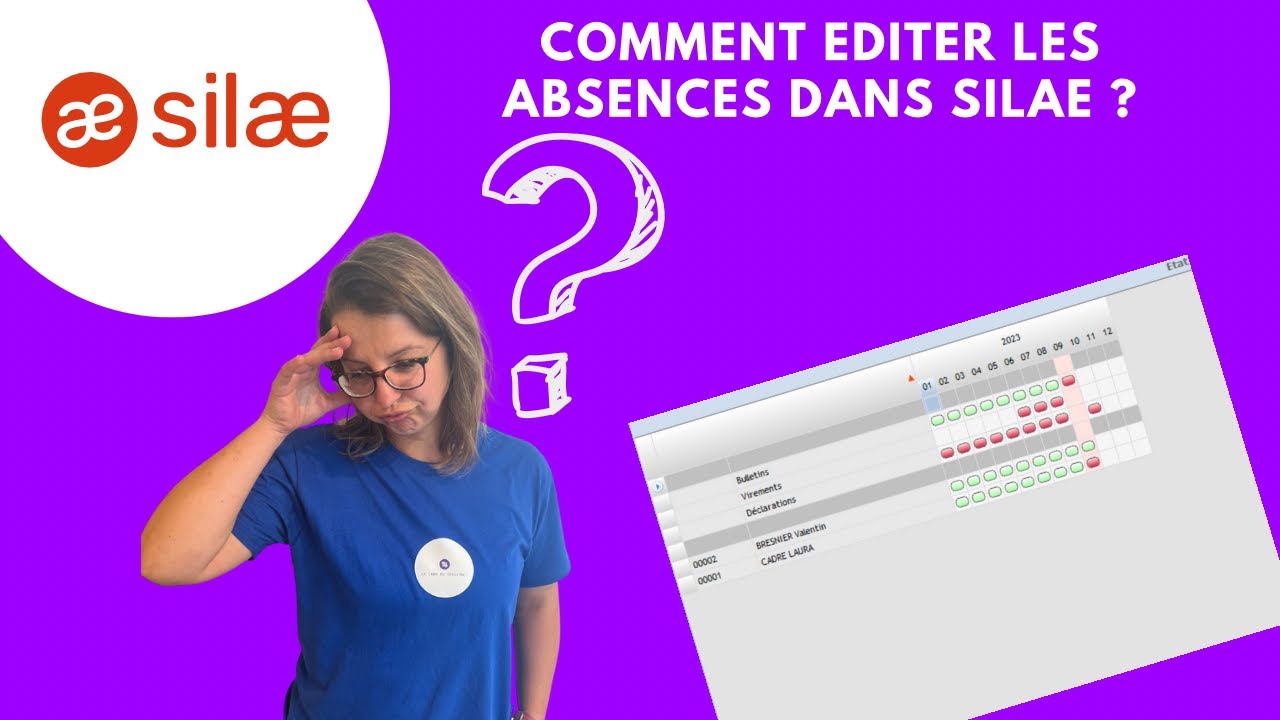 Comment éditer les absences dans Silae ? - YouTube