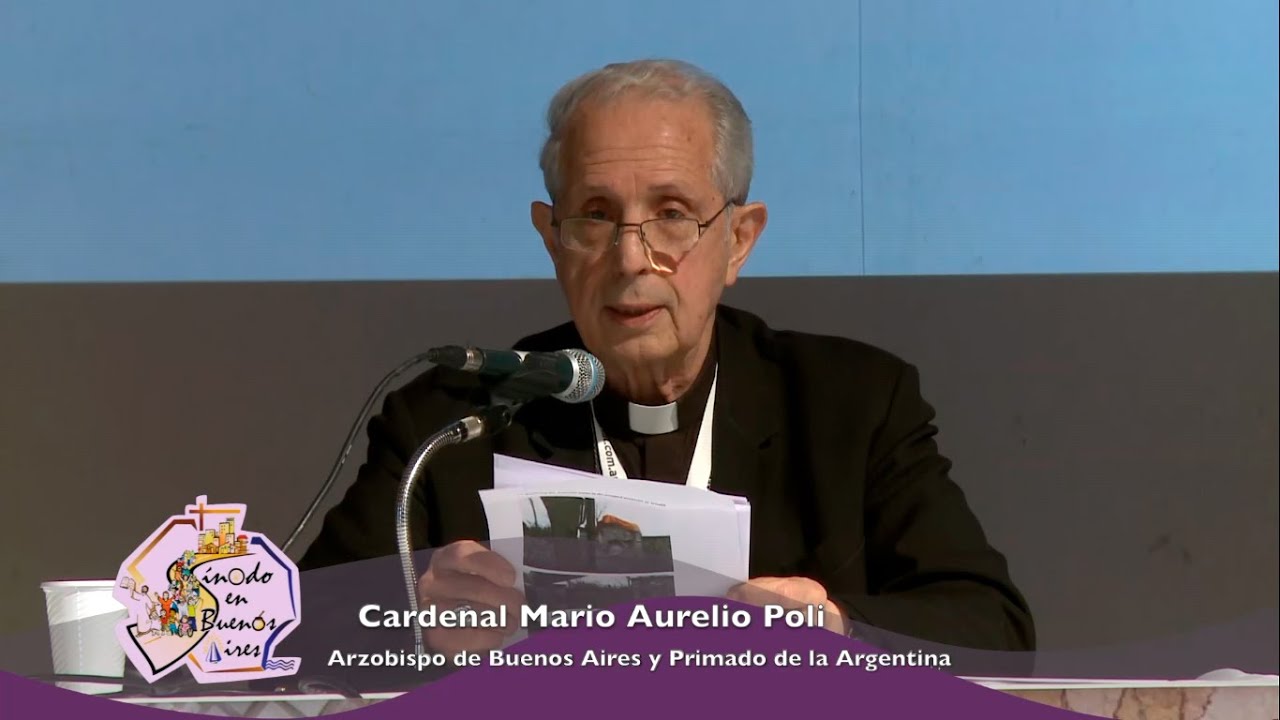 Apertura de la Asamblea Sinodal: Cardenal Mario Poli - YouTube