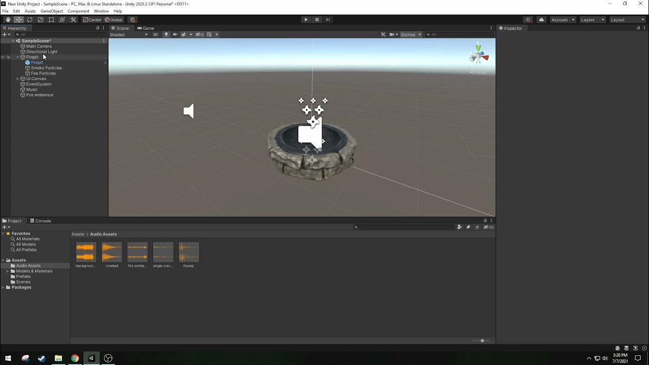 Unity Audio Tutorial | How to add background audio & on-click SFX (no code) - YouTube