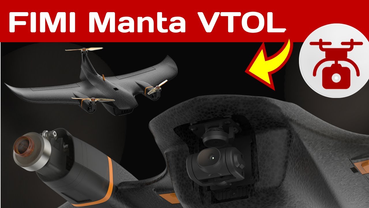 FIMI Manta VTOL Fixed Wing Drohne oder Modellbau RC Flugzeug - YouTube