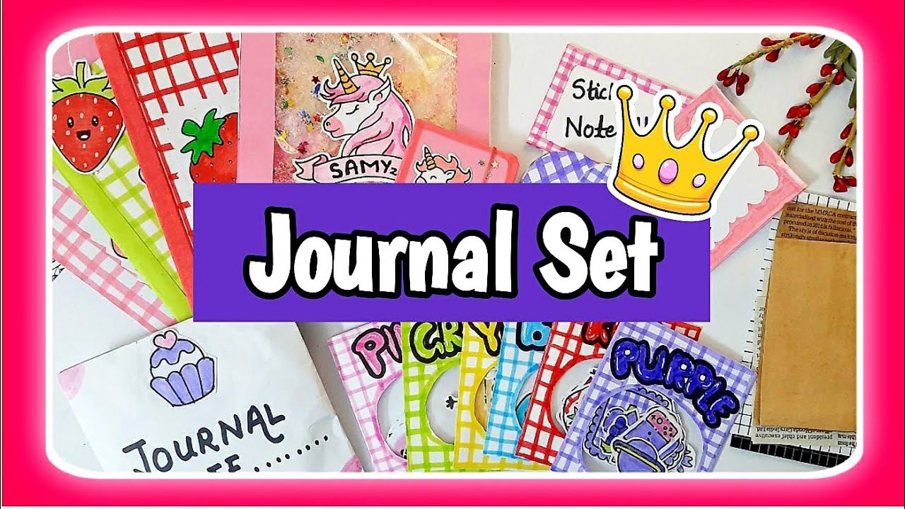 🤩Homemade Journaling Set with Cute Stickers inspired by ...