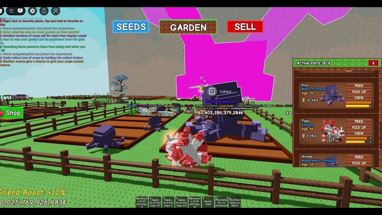 Kitsune + 7 mimics for foxfire chakra mutation | Grow a garden new pets ...