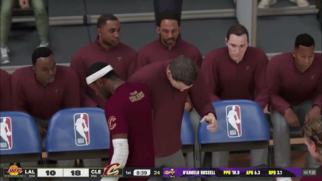 NBA 2K25 (Next Gen) - Los Angeles Lakers vs Cleveland Cavaliers - YouTube