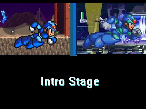Mega Man X2 Intro Stage MMX4 Style - YouTube