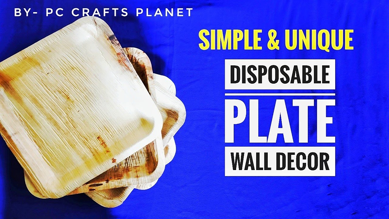 Wall decoration ideas| Wall hanging craft ideas | Disposable plates ...
