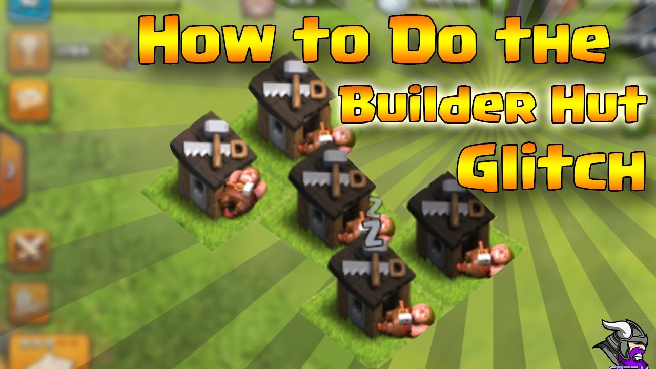 How to Make Your Builder Sleep OutSide!!!! Builder Hut Glitch in Clash ...
