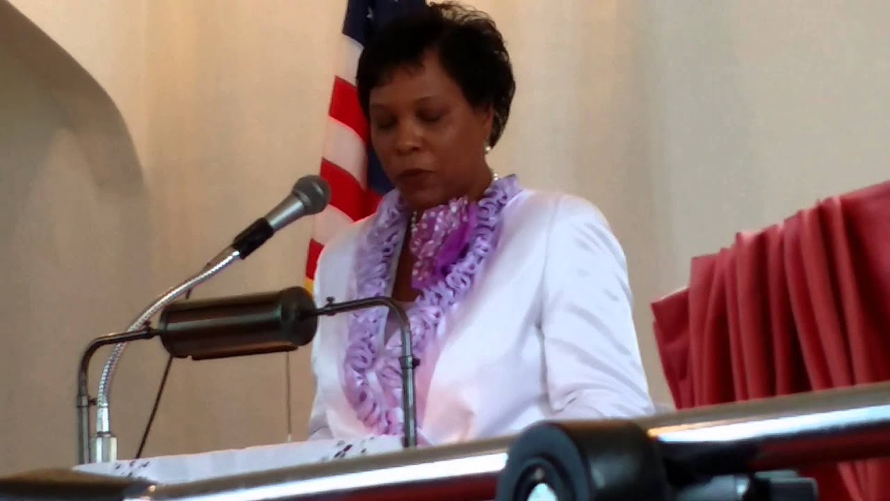 First Lady Nancy Andrews Women's Day 2014 - YouTube