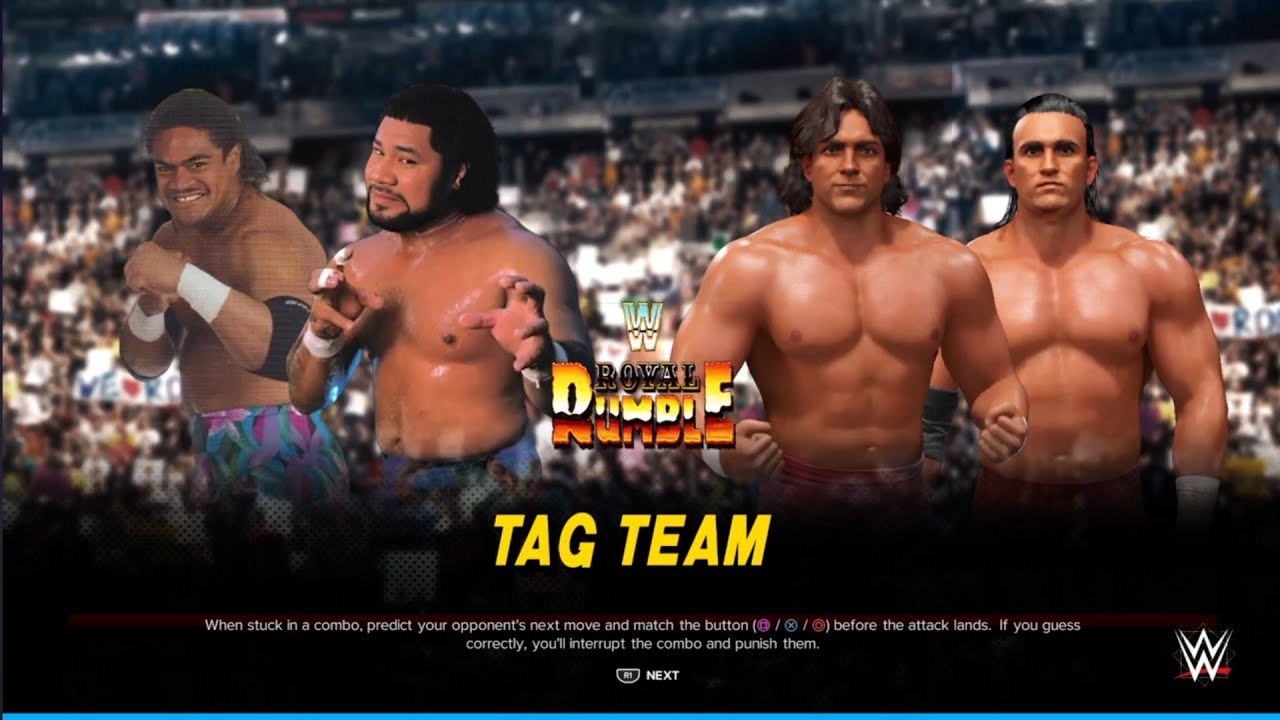 The Islanders vs The Young Stallions. Royal Rumble 88. WWE 2K24 - YouTube