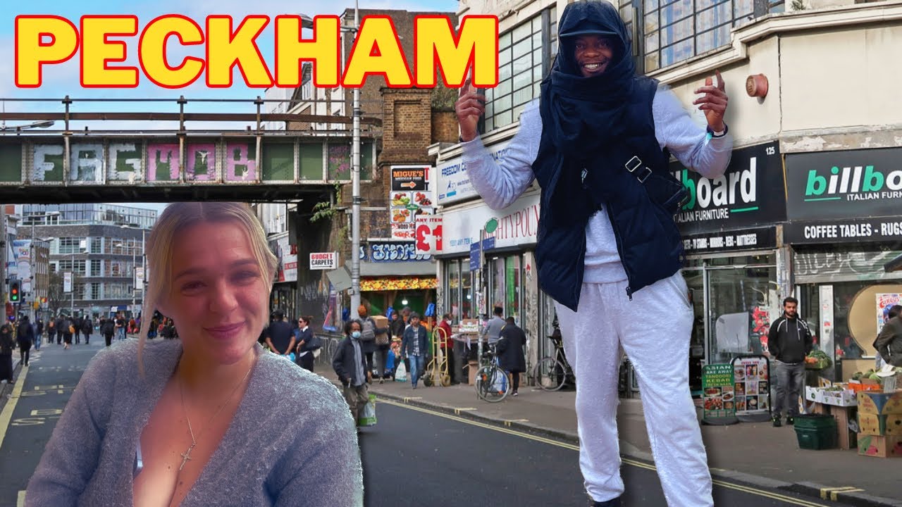 PECKHAM SOUTH LONDON English Lady 1ST Time | Exploring This Amazing ...