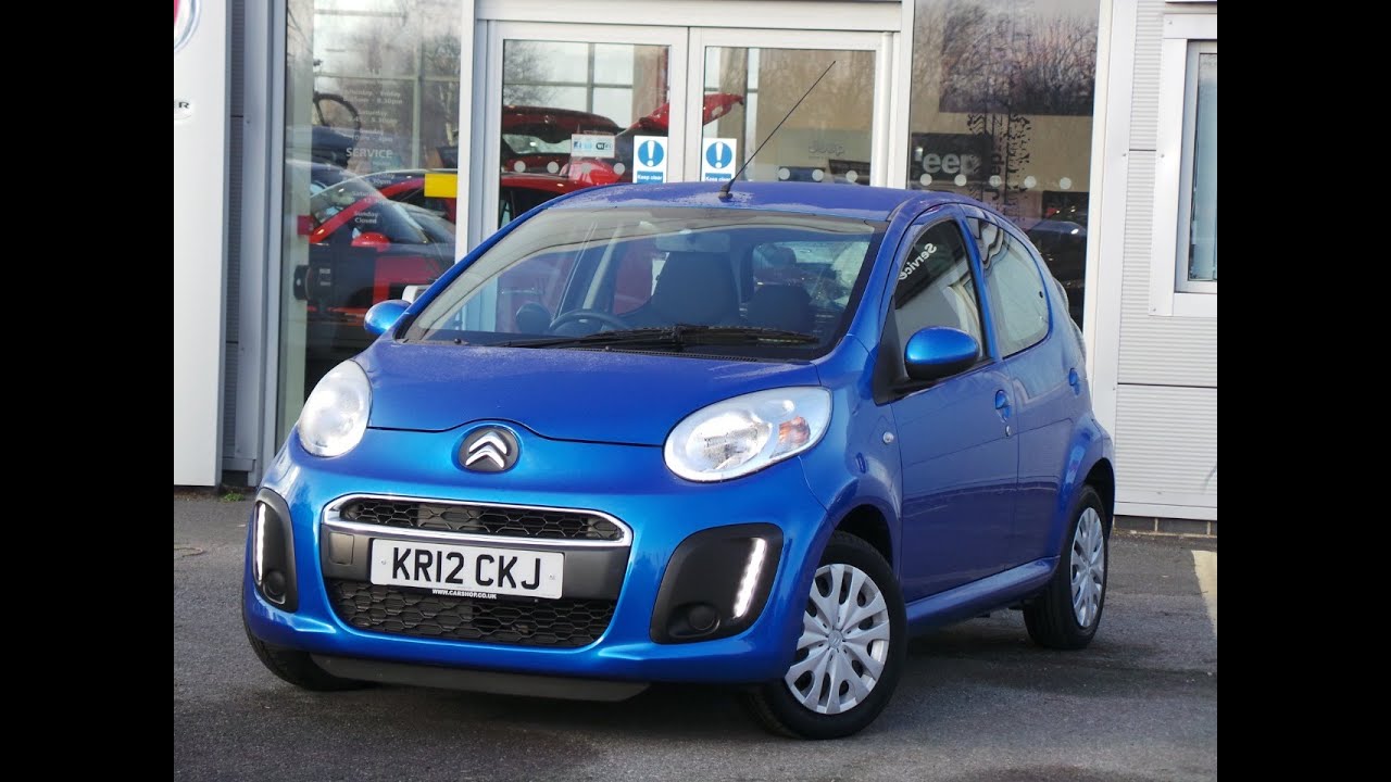 2012 12 Citroen C1 1.0i Vtr 5dr In Blue - YouTube
